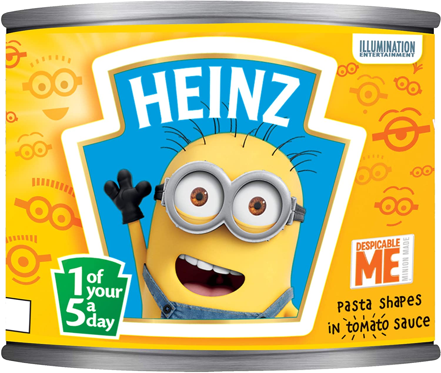 Heinz Despicable Me Minions Shapes in Tomato Sauce, 205g – Candylandug