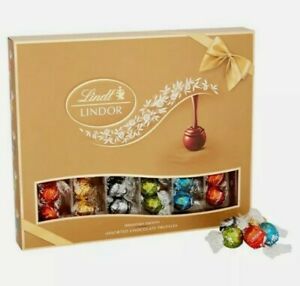 Lindt LINDOR Assorted Chocolate Truffles Gift Box 525g – Candylandug